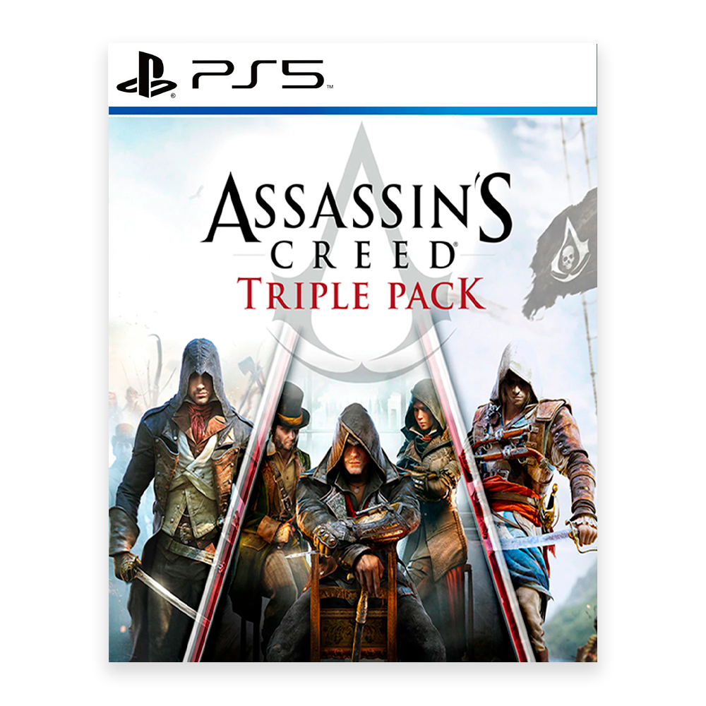 Assasins Creed Triple Pack: Black Flag, Unity, Syndicate – PS5 – El ...
