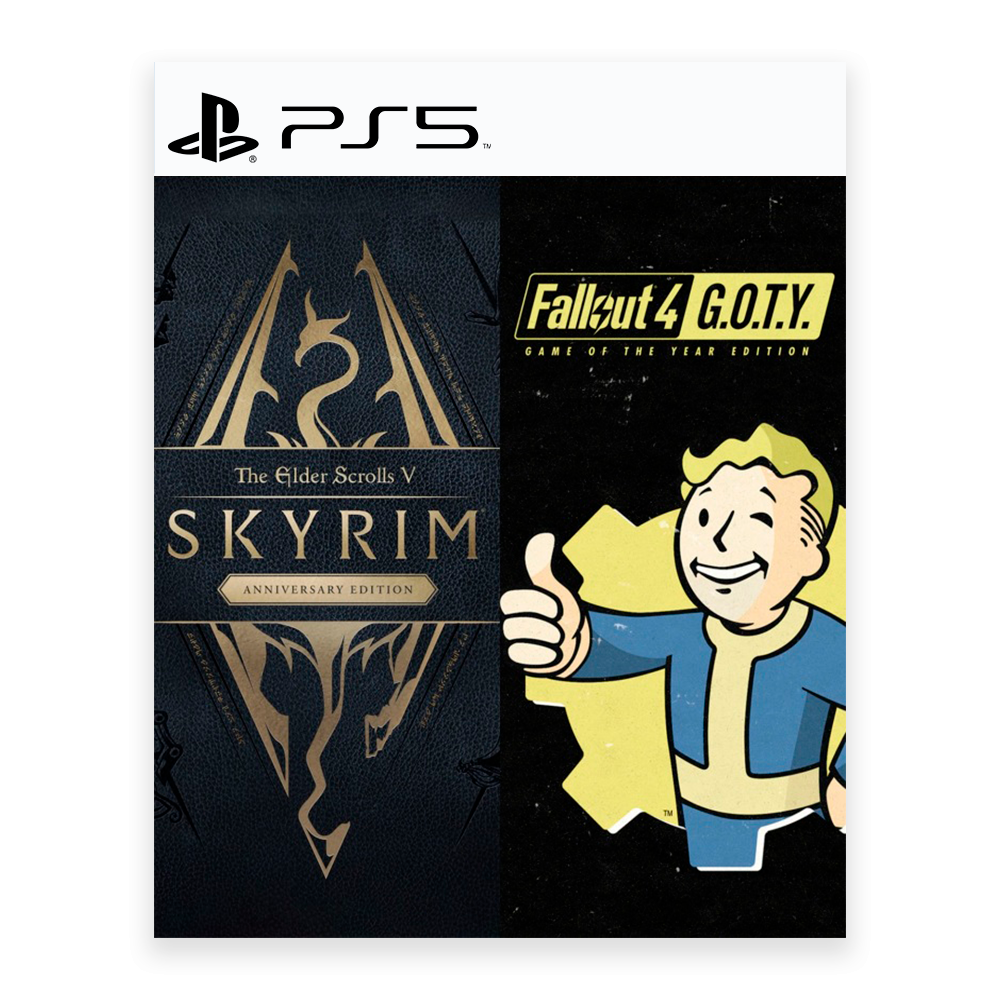 The Elder Scrolls V Skyrim Anniversary Edition + Fallout 4 Anniversary ...